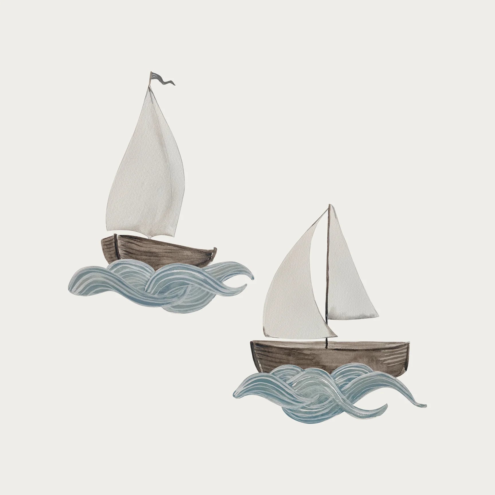 Boats and waves